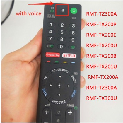 SONY RMF-TX200P Có Điều Khiển Từ Xa Bằng Giọng Nói Cho Sony TV RMT ...