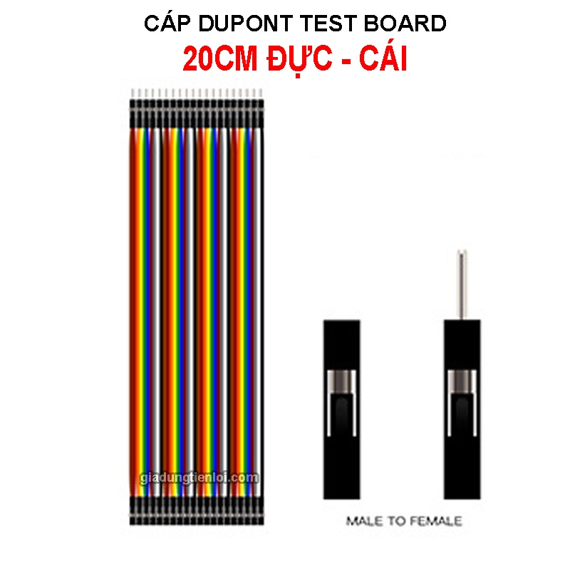 Dây Cáp Dupont 40 chân - dùng Làm Arduino DIY (dây test board) | Shopee ...