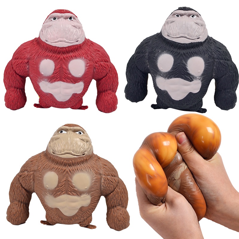 Gamma Baby-Gorilla Figure Toys, Stretch Gorilla Stress Relief Toys ...