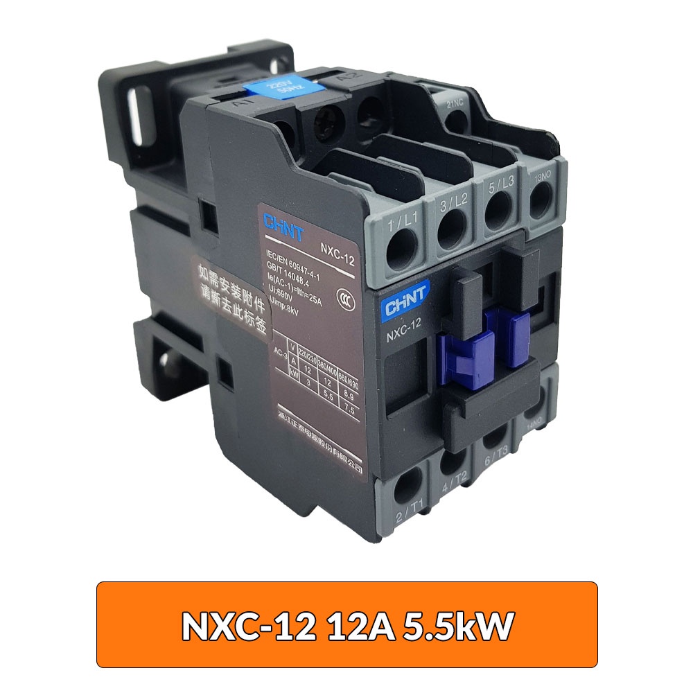 Contactor 3 pha CHINT NXC 12 | 18 | 25, Relay nhiệt CHINT NXR 25 | Shopee Việt Nam