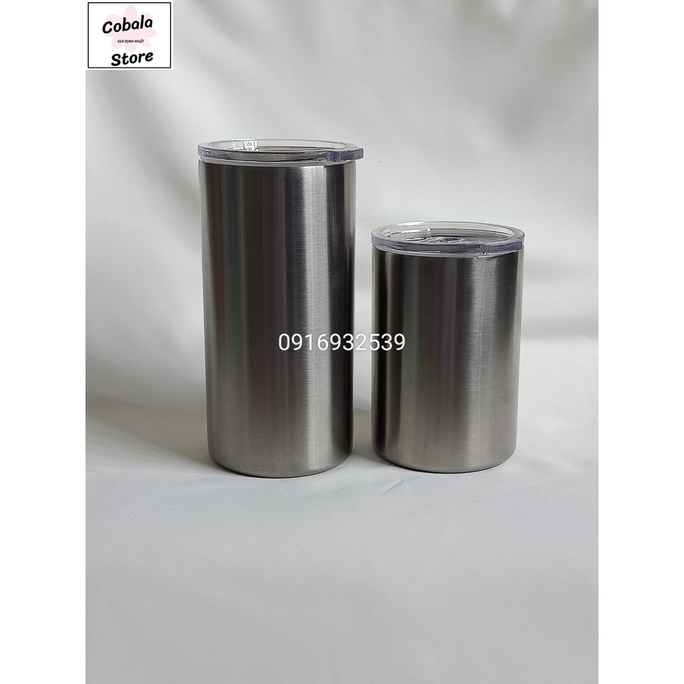 Ly inox giữ nhiệt Nhật bãi 330ml - 500ml có nắp giữ nhiệt 8 - 10 tiếng ...
