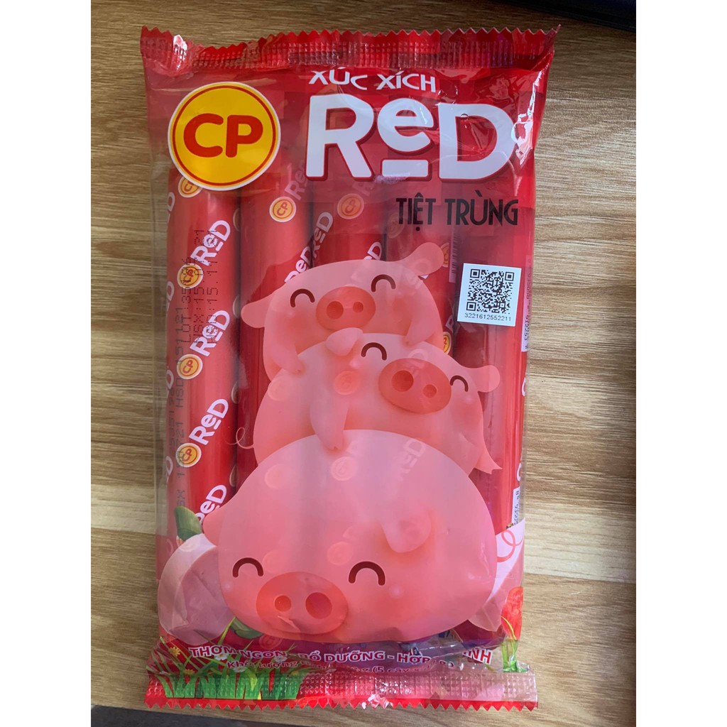 Xúc Xích Heo Red / Bò Gold Tiệt Trùng CP 200gr ( 5 cây x 40gr ...