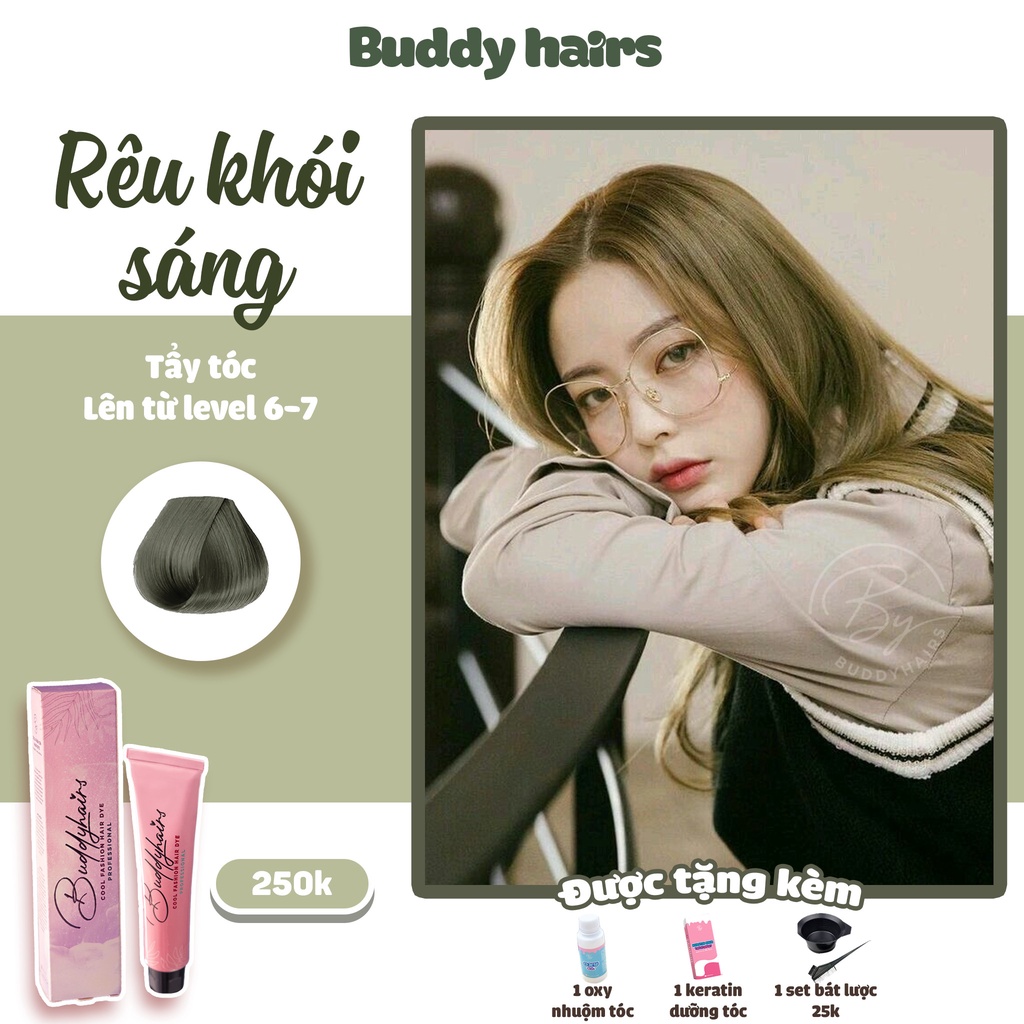 Thuốc nhuộm tóc Buddyhairs không khô xơ, lên chuẩn màu - thương hiệu ...