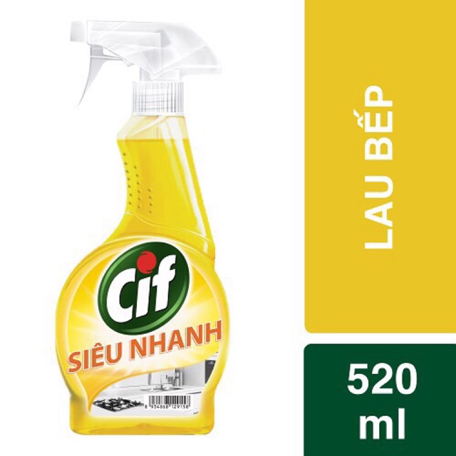 Nước xịt lau bếp CIF chai 520ml | Shopee Việt Nam