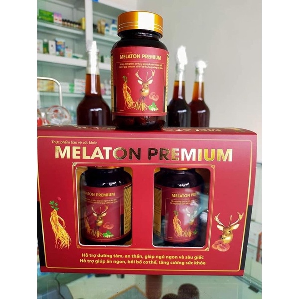 HỘP MELATON PREMIUM gồm 2 lọ bên trong | Shopee Việt Nam