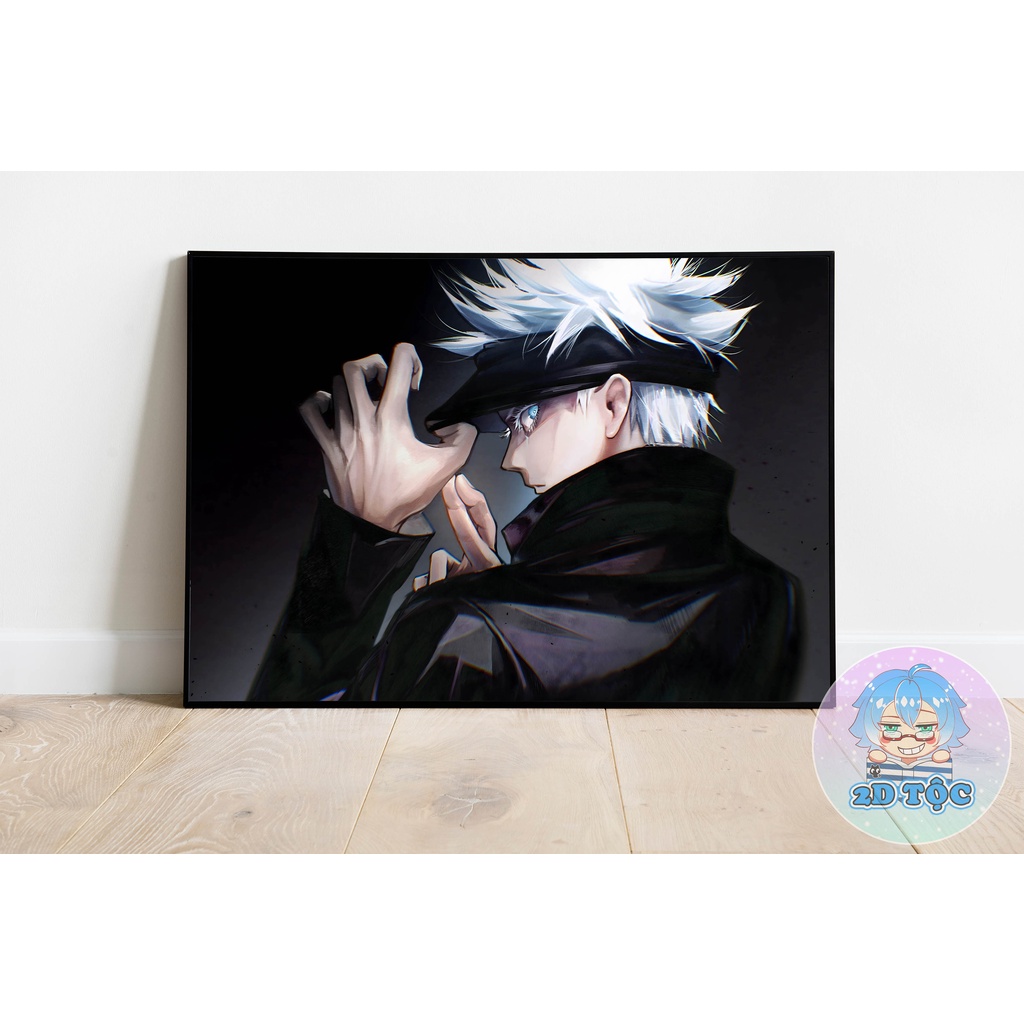 TRANH POSTER A3 GOJO SATORU (3) ANIME MANGA JUJUTSU KAISEN CHÚ THUẬT ...