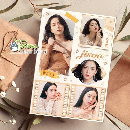 Sticker jisoo Blackpink khổ a6 (10x14,5cm) hoặc a5 (14.5x20cm) chưa cắt ...