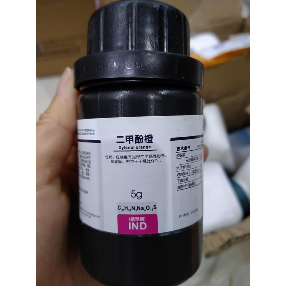 Hóa Chất Xylenol orange IDN - C31H28N2Na4O13S Lọ 5g CAS: 3618-43-7 ...
