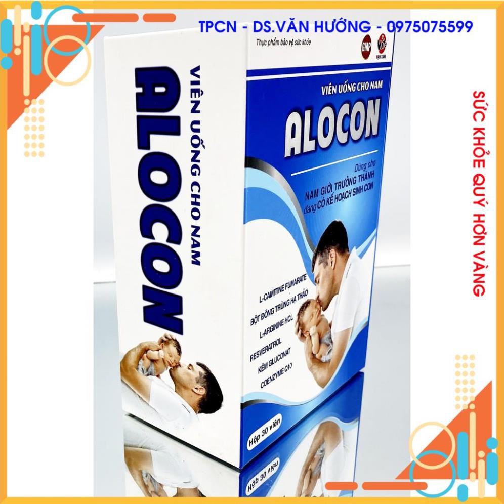 Viên Uống Cho Nam Alocon - Bổ Thận Tráng Dương Tăng Cường Sinh Lực ...