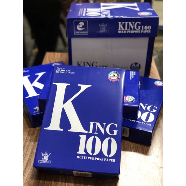 Giấy A4 (King 100 70gsm Chính hãng, Giá rẻ) | Shopee Việt Nam