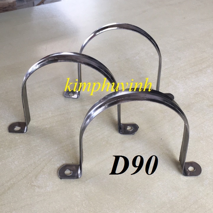 05 Cái - D90 CÙM OMEGA INOX, KẸP GIỮ ỐNG OMEGA INOX | Shopee Việt Nam