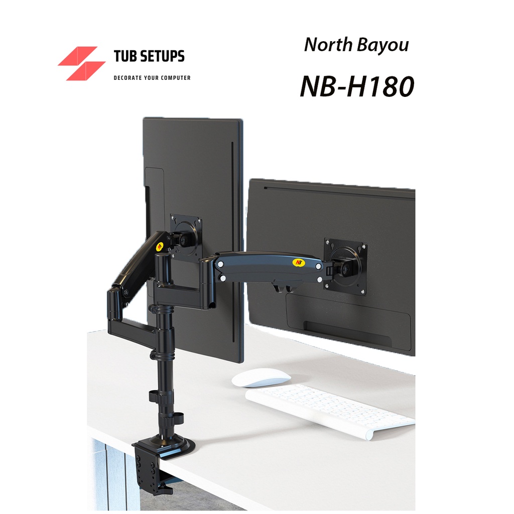 GIÁ TREO MÀN HÌNH MÁY TÍNH NB H180 (17-32inch) Monitor Arm | Shopee ...