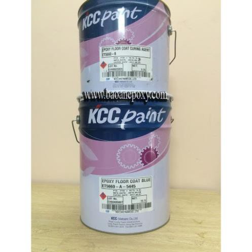 KCC ET5660 5445 - Bộ 16L - Sơn phủ Epoxy Hệ Lăn gốc Dung Môi - Màu Xanh Nước Biển/Blue | Shopee ...