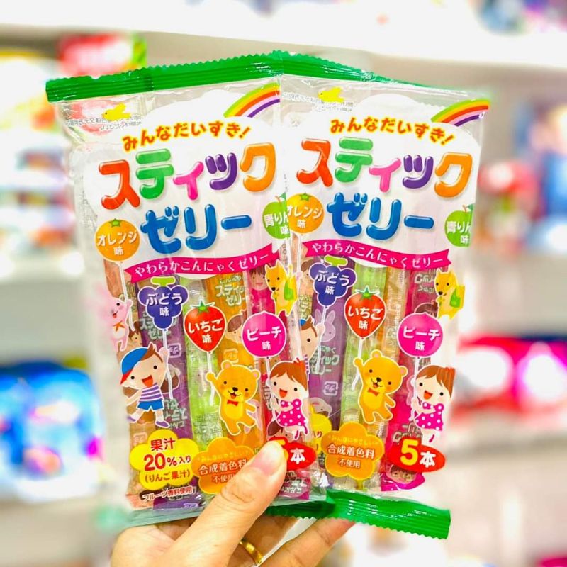 Thạch que rau câu trái cây Ribon 81g (5 cái) | Shopee Việt Nam