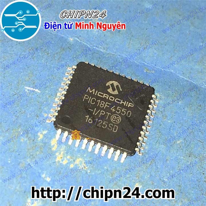 [1 CON] (SOP) IC Dán PIC18F4550-I/PT QFP-44 (SMD) (PIC 18F4550-I/PT PIC18F4550) | Shopee Việt Nam