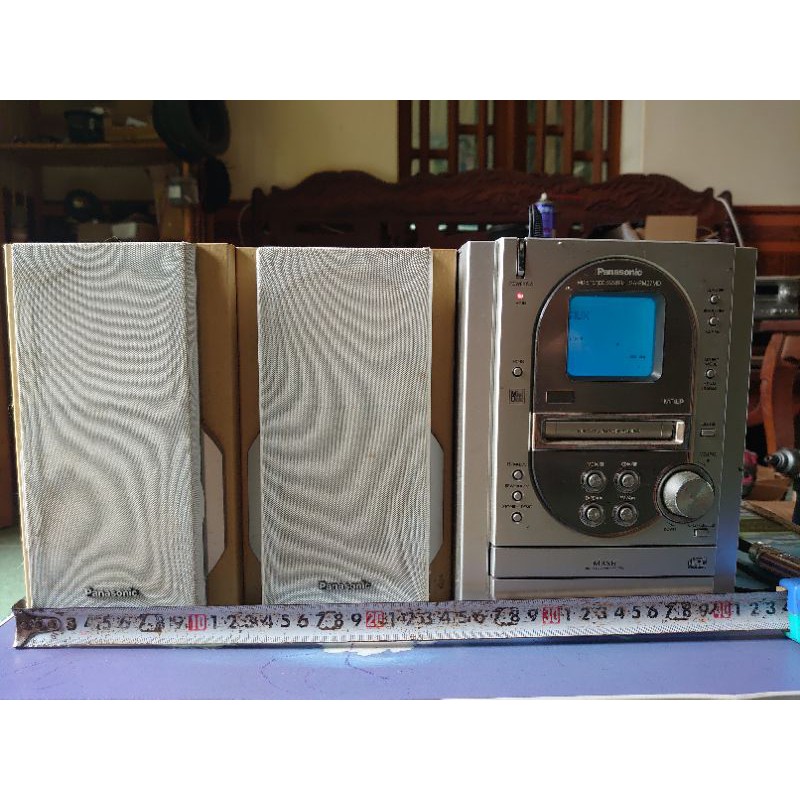 Bộ dàn mini Panasonic Pm27 bãi nguyên bản, nghe qua máy tính, điện ...