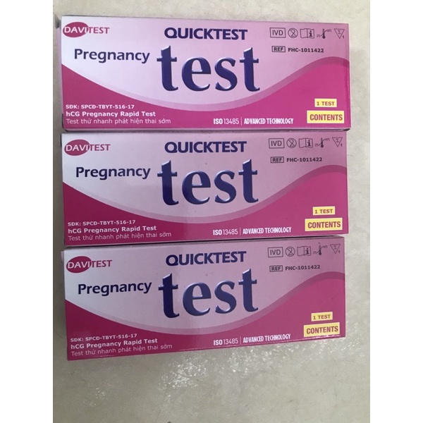 Que thử thai Quicktest Davitest | Shopee Việt Nam