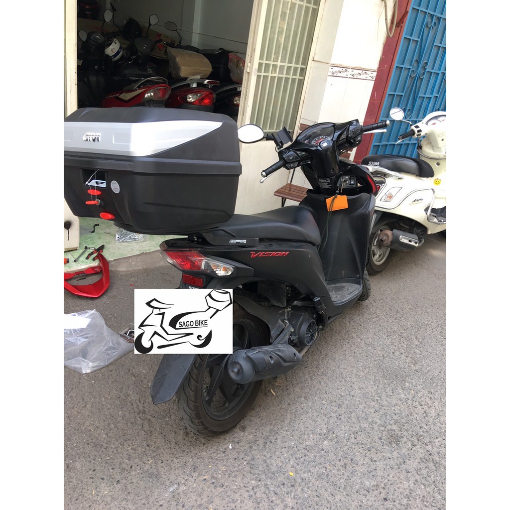 Combo thùng xe Vision mẫu B32N Bold và baga chuẩn theo xe | Shopee Việt Nam