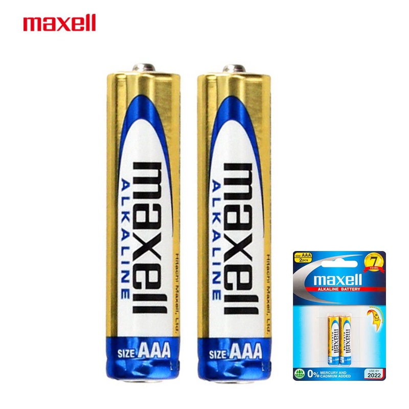 Pin AAA Maxell Alkaline 1.5V vỉ 2 viên | Shopee Việt Nam