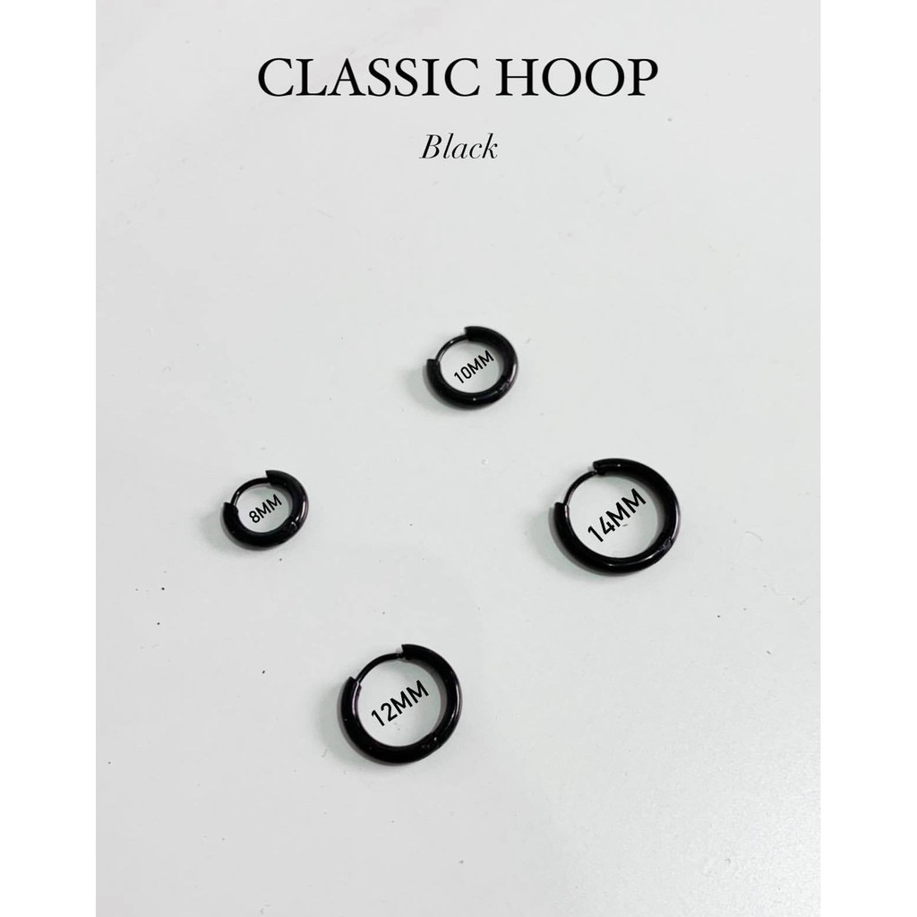 Khuyên tai - Classic Hoop Earring | Shopee Việt Nam