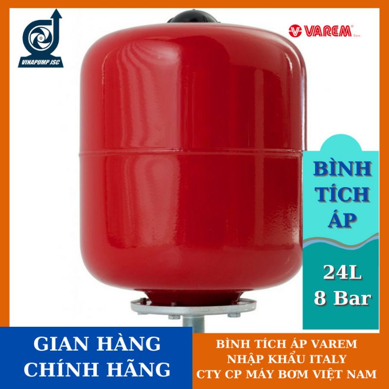 Bình tích áp VAREM 24L 8 Bar Code S2024361CS000000 | Shopee Việt Nam