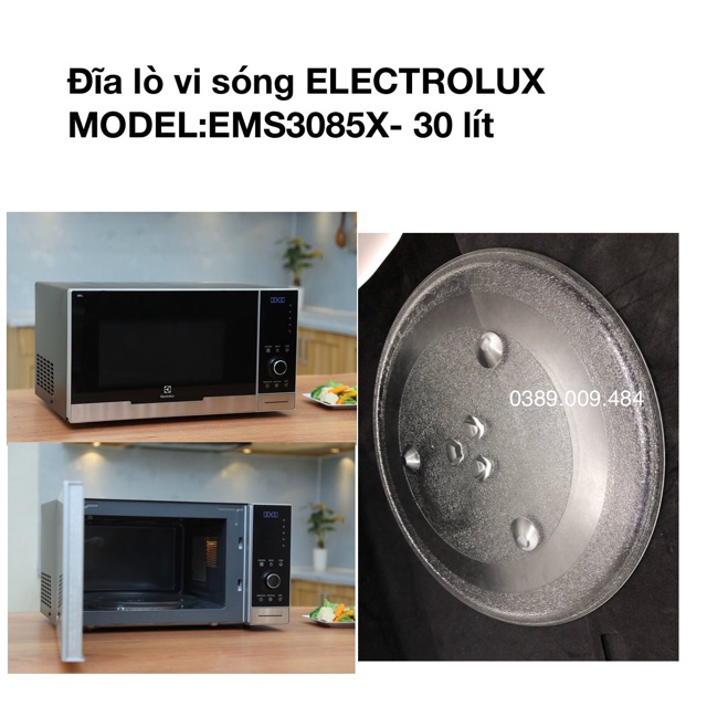 Đĩa lò vi sóng ELECTROLUX 30 lít - EMS3085X | Shopee Việt Nam