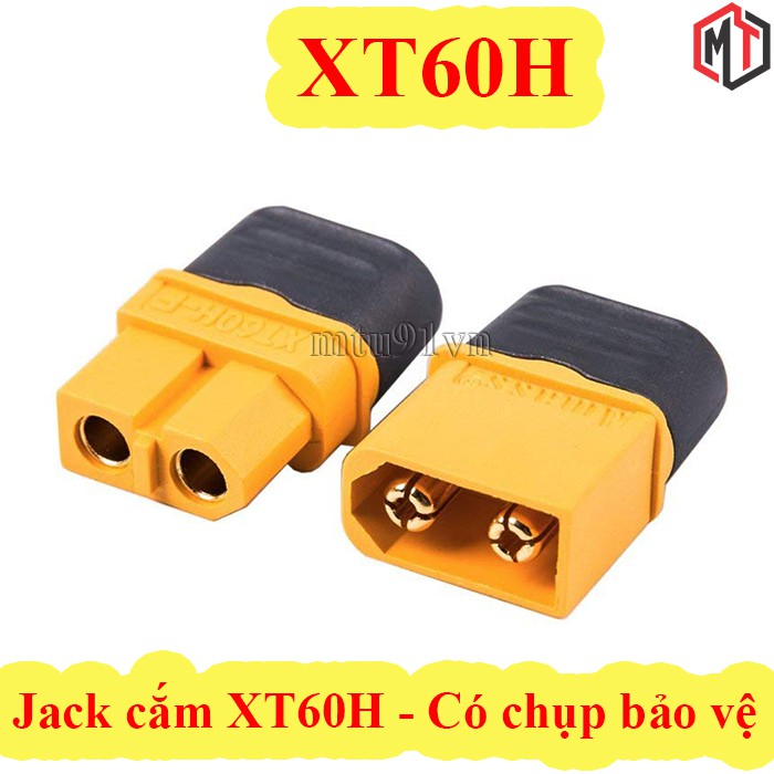 Jack cắm XT60H có chụp bảo vệ ( Jack Cắm Pin Lipo, Nối Nguồn Điện, Pin) | Shopee Việt Nam