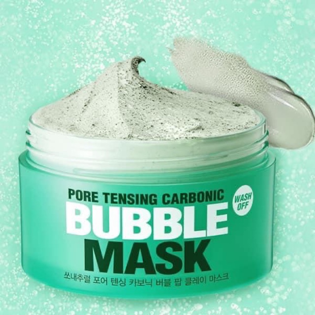 Mặt Nạ Bong Bóng Thải Độc Da So Natural Pore Tensing Carbonic Bubble Mask 130g l Chính Hãng Hàn ...