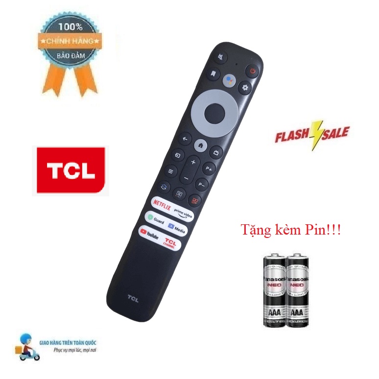 Remote Điều khiển tivi TCL giọng nói- Hàng mới chính hãng 100% Tặng kèm ...