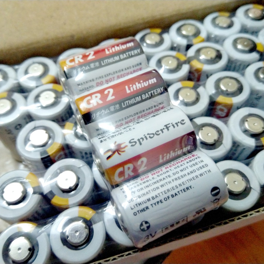 Pin CR2 Spiderfire 3V cho máy ảnh phim, máy đo khoảng cách CR15270 ...