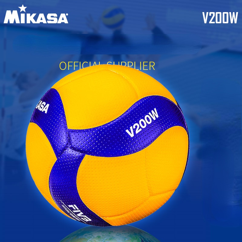 Quả Bóng Chuyền mikasa volleyball no5 v200w | Shopee Việt Nam