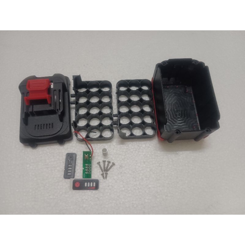 vỏ pin Makita 5s 3p chống va đập, có báo pin, phụ kiện đầy đủ, vỏ pin ...