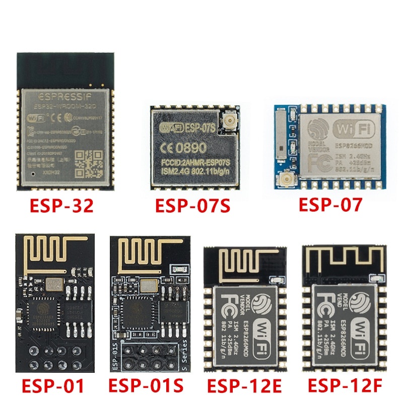Mô Đun Thu Phát Tín Hiệu WIFI Không Dây ESP8266 ESP-01 ESP-01S ESP-07S ...