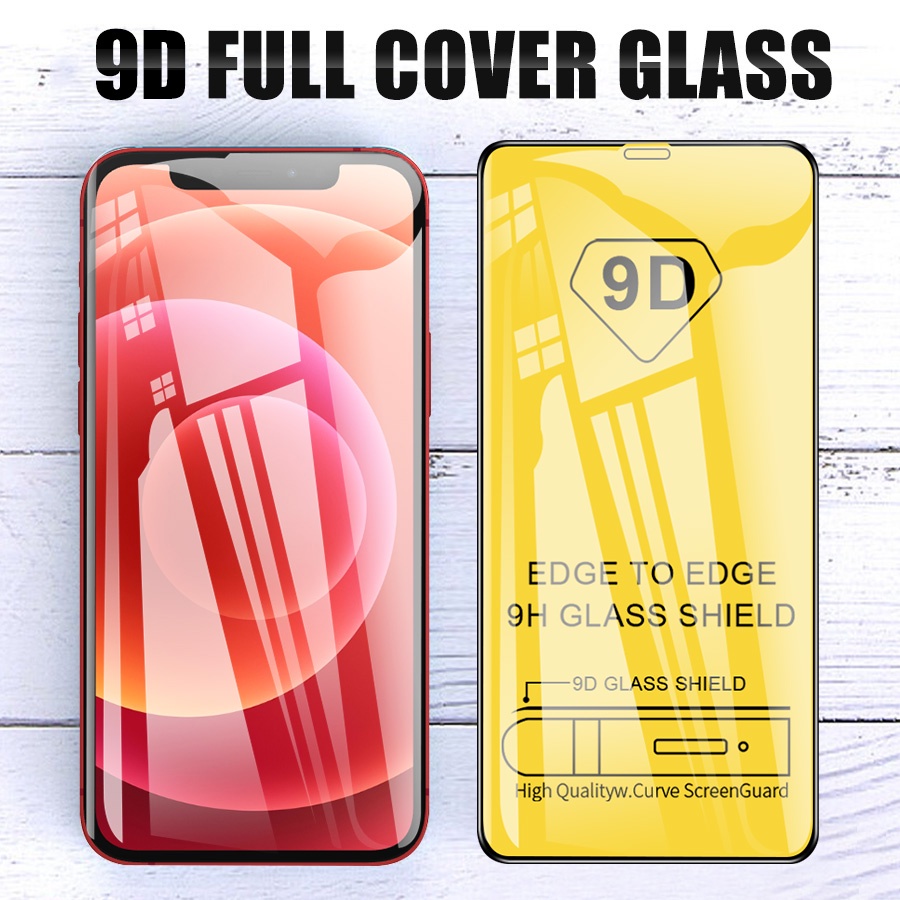 Kính Cường lực iPhone 9D Full màn Cho iPhone 11 12 13 Pro Max Mini X XS Max XR 6 6s 7 8 Plus SE ...