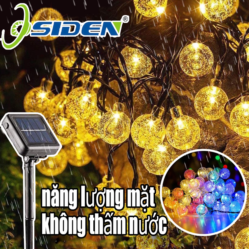 Dây đèn OSIDEN LED pha lê nhân tạo chống thấm nước năng lượng mặt trời ...