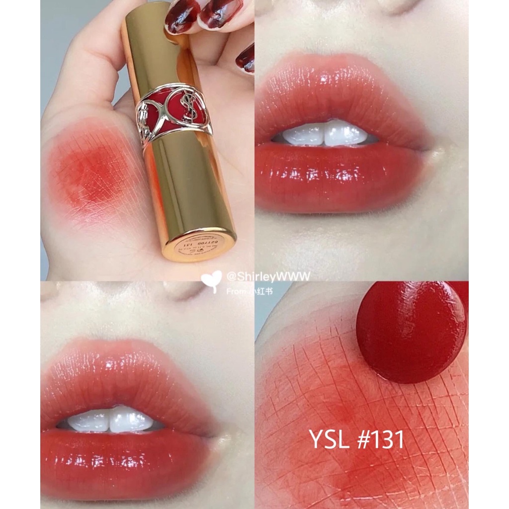 [CHÍNH HÃNG] Son YSL Rouge Volupte Shine 122/124/129/130/151/161/162/163... | Shopee Việt Nam