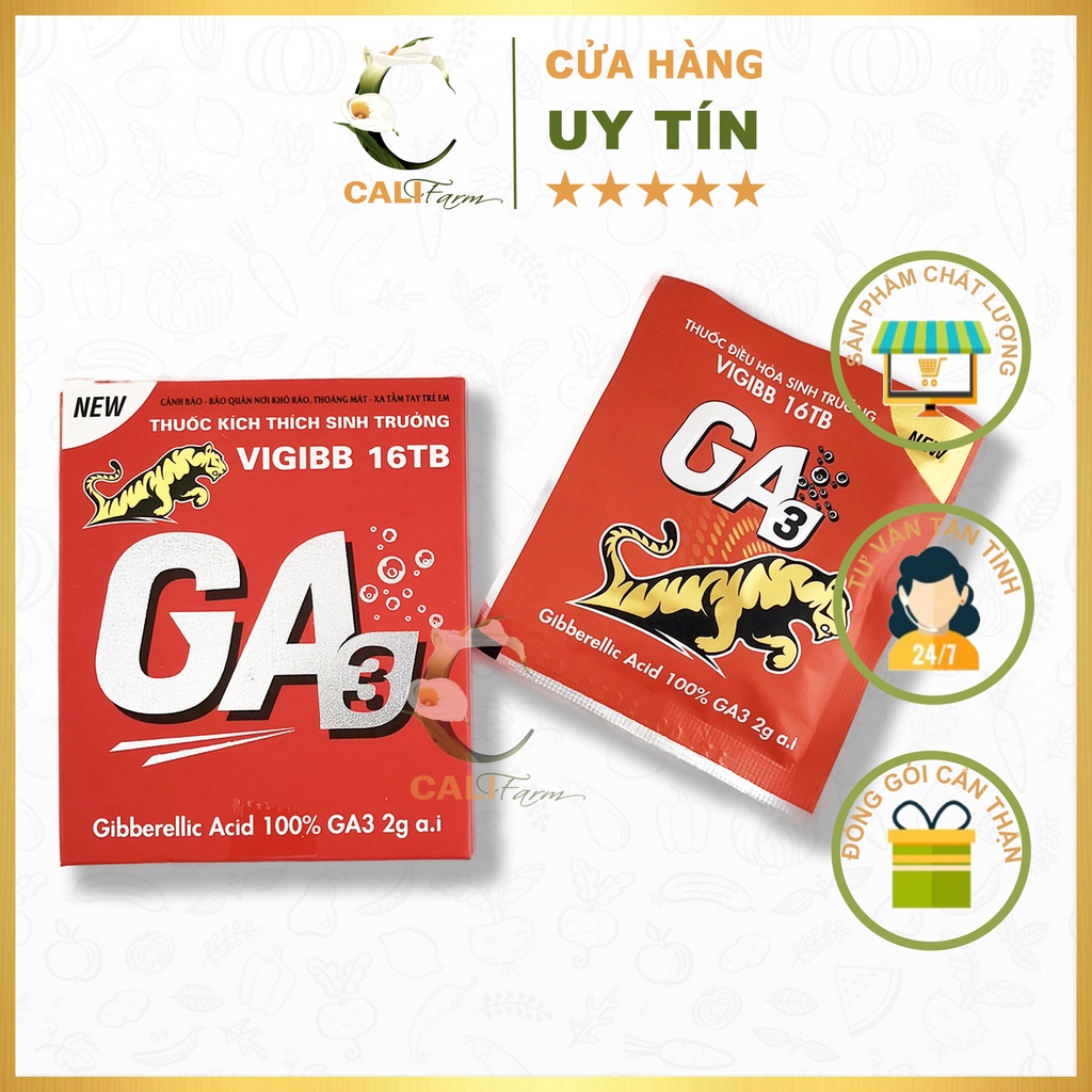 Thuốc điều hòa sinh trưởng GA3 đỏ 12.5g | Shopee Việt Nam