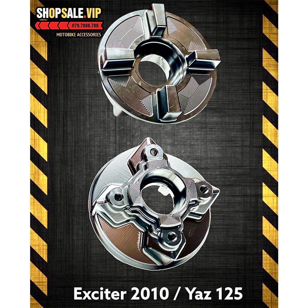 Cùi Đĩa Nhôm CNC Cho Exciter2010/Yaz125 Mẫu GH-Racing (Màu Đen) | Shopee Việt Nam