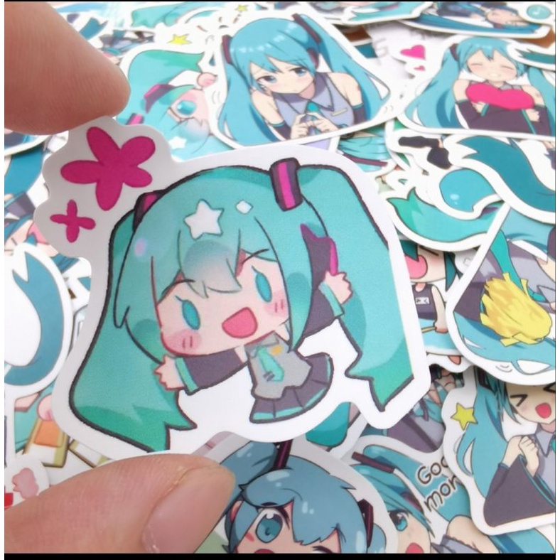 [1pc - 1 chiếc] Sticker nhân vật Miku | Shopee Việt Nam