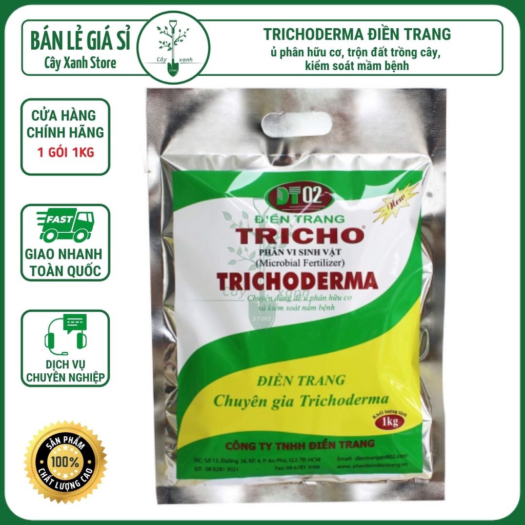 Chế phẩm men vi sinh nấm Trichoderma loại 1kg mã PM027. ĐIỀN TRANG ...
