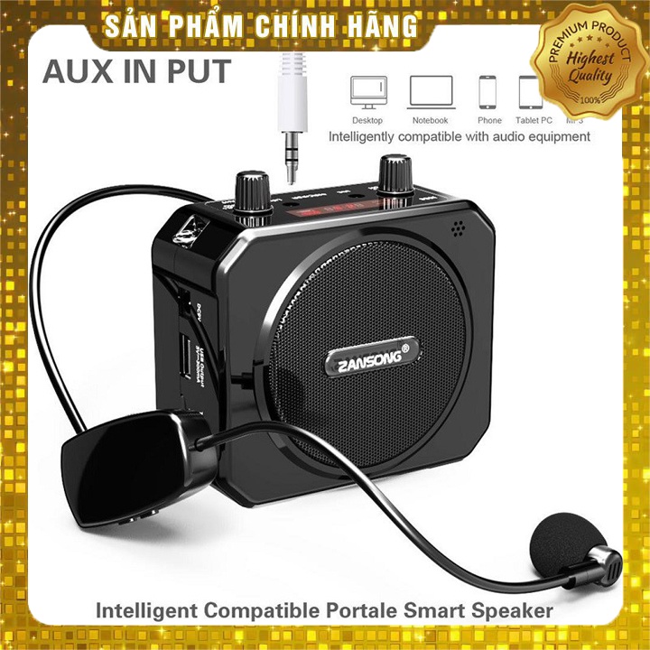 Loa Trợ Giảng Đa Năng Không Dây Bluetooth Zansong M80 | Shopee Việt Nam