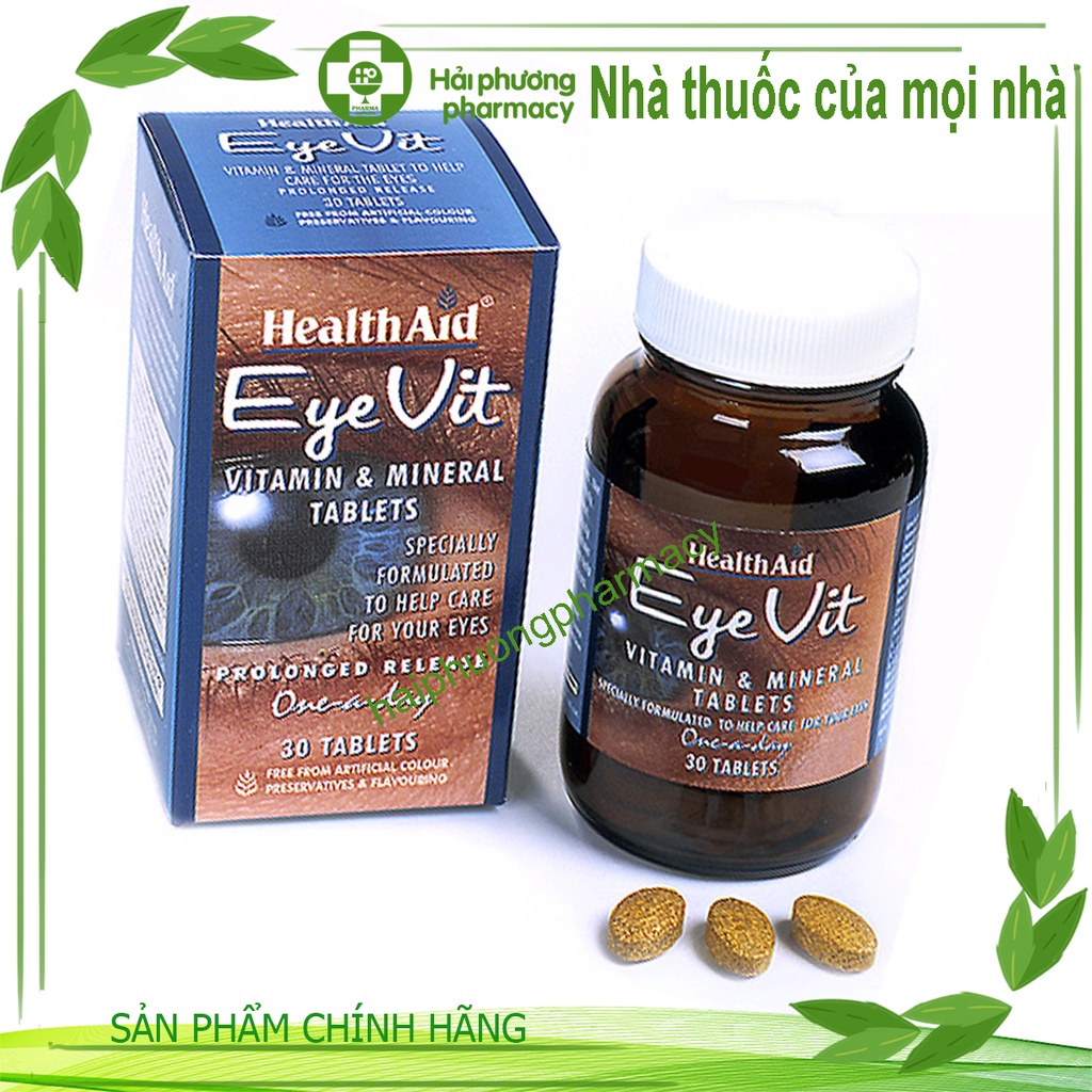 Viên Uống Bổ Mắt EyeVit Health Aid USA - Bổ sung vitamin, tăng cường ...