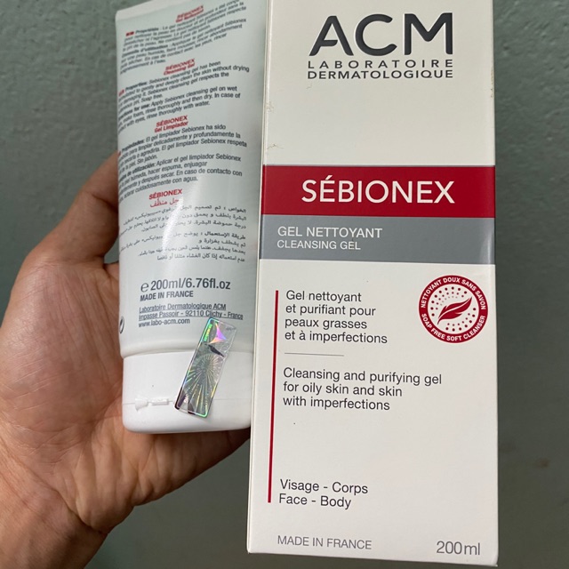 GEL RỬA MẶT ACM SEBIONEX (200ml) | Shopee Việt Nam