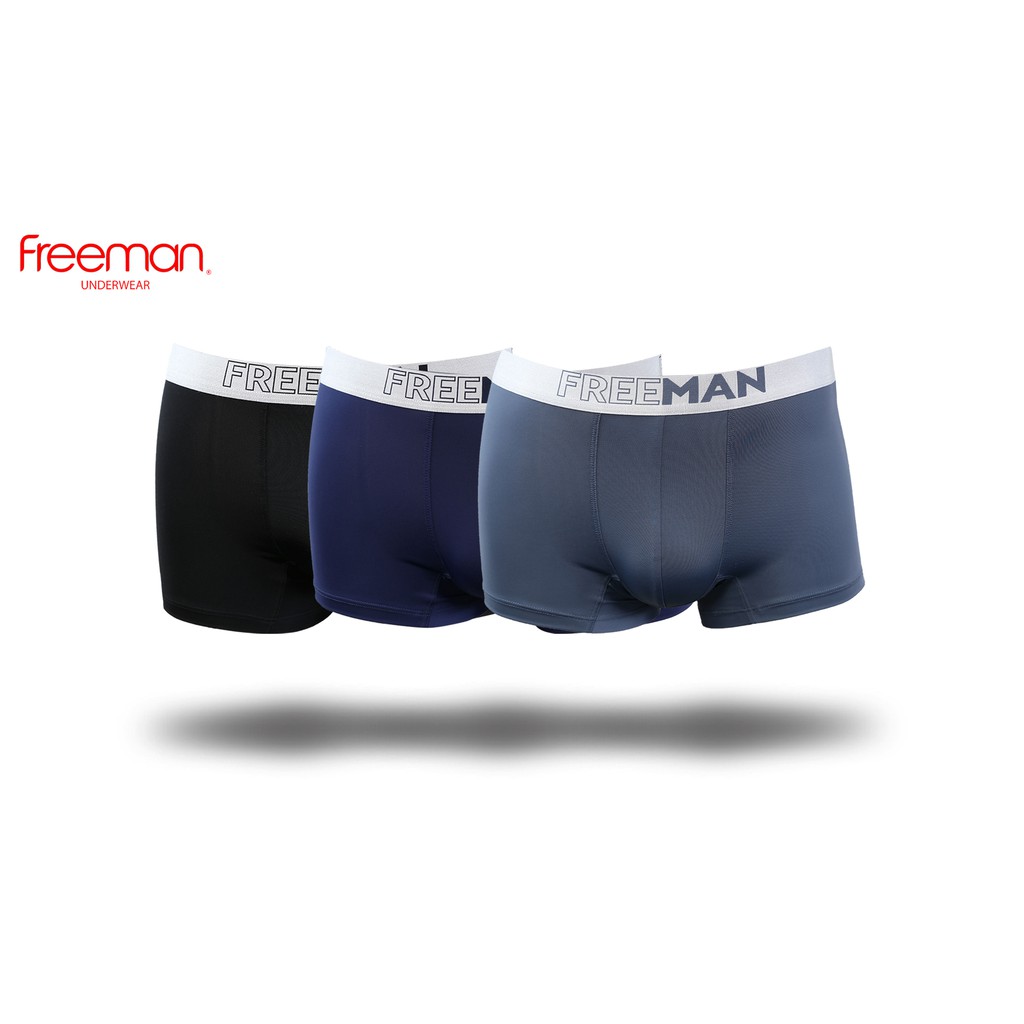 [FREEMAN] Combo 3 quần boxer nam thun lạnh cao cấp 6523 | Shopee Việt Nam