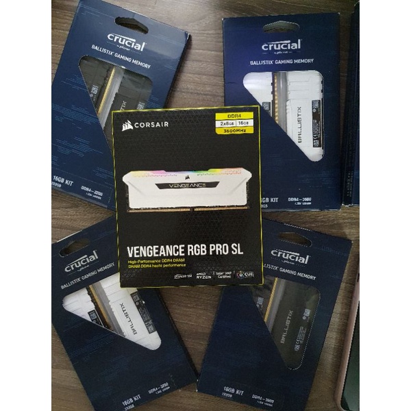 [ US] Ram 16gb 8x2 DDR4 3200 - 3600 Crucial Ballistix + Corsair Vengeance | Shopee Việt Nam