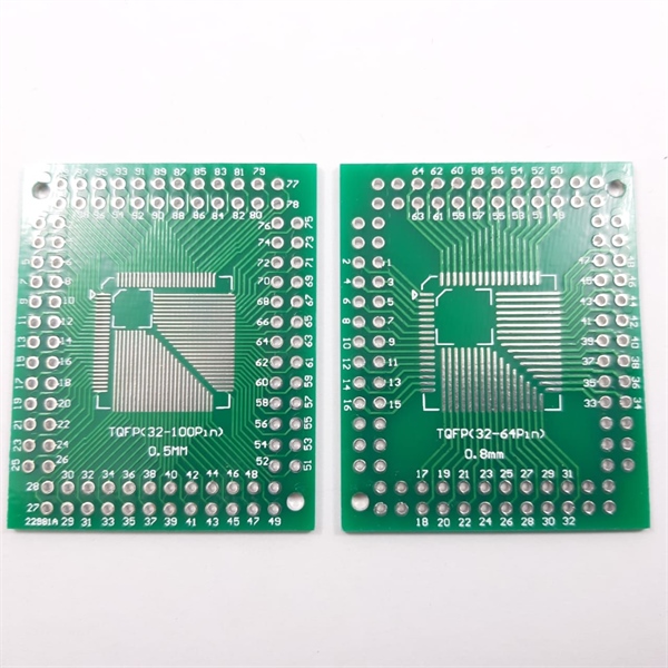 Mạch ra chân IC dán TQFP(32-100 pin)/0.5mm và TQFP(32-64 pin)/0.8mm | Shopee Việt Nam