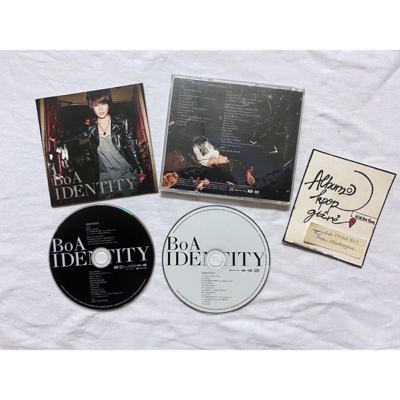 BoA Album Nhật Identity gồm Cd Dvd và Mini booklet. | Shopee Việt Nam