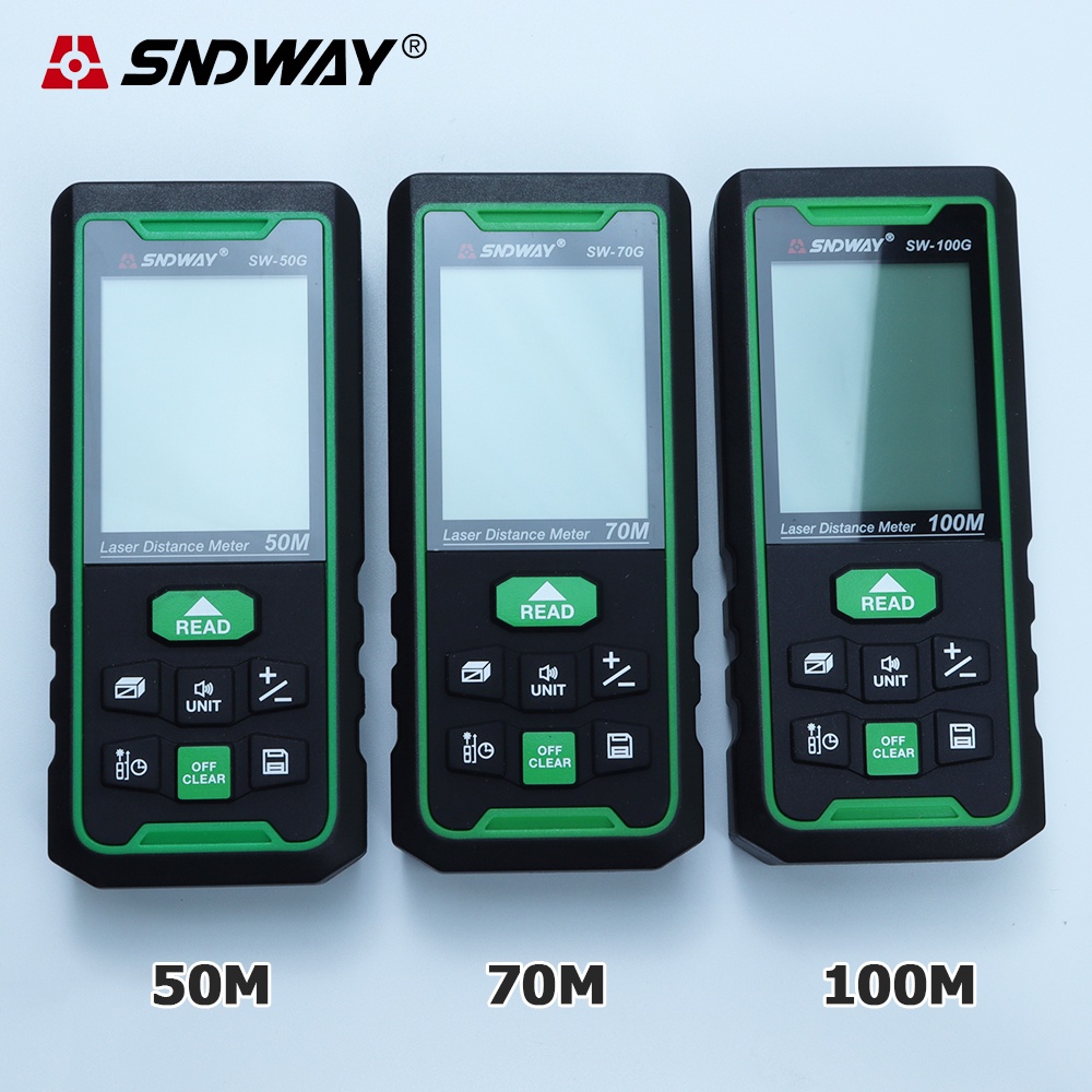 Thước đo khoảng cách tia LASER XANH 50G 70G 100G SNDWAY | Shopee Việt Nam
