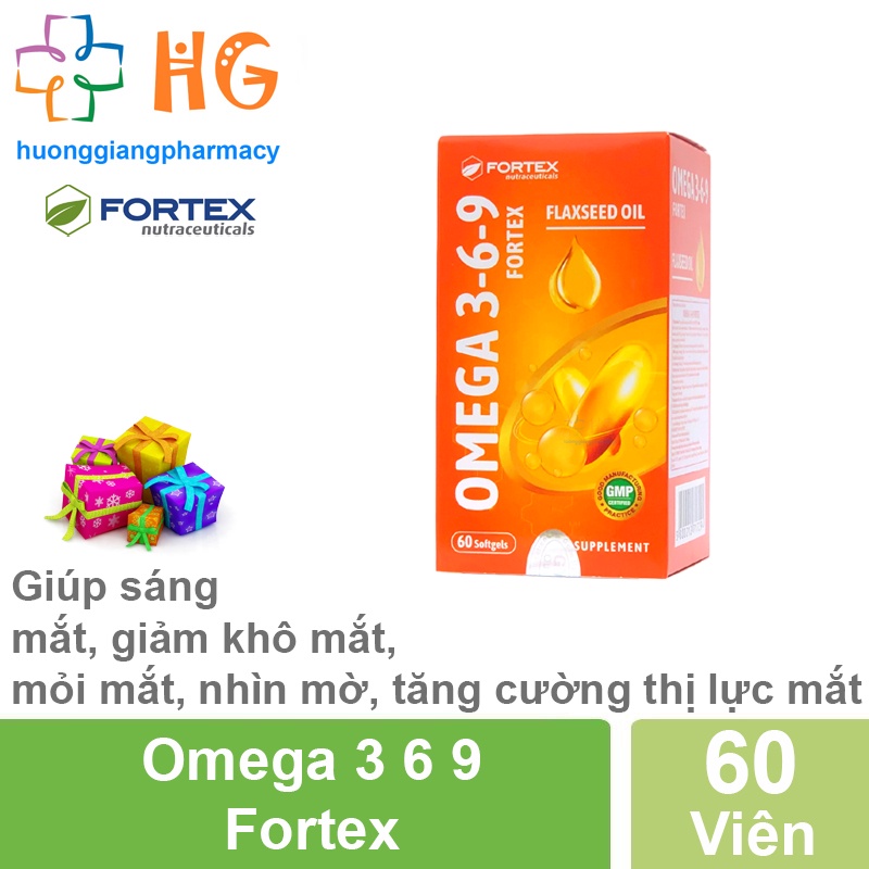 Omega 369 Fortex bổ não vitamin bổ mắt viên uống sáng mắt bổ tim mạch ...