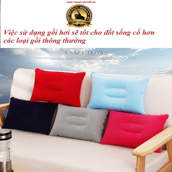 Gối hơi du lịch gối hơi văn phòng tiện dụng | Shopee Việt Nam